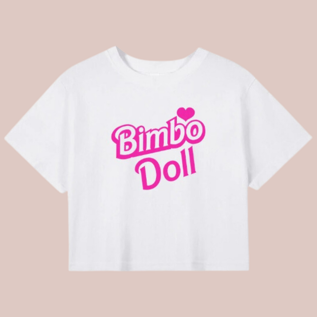 Bimbo Doll Crop Top | T-Shirt – House of Chastity