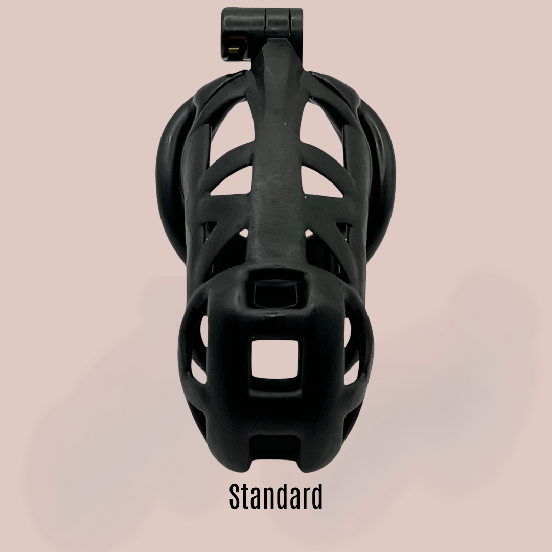 The Cobra Flat Cuff V2 Chastity Cage Kit | Plastic – House of Chastity