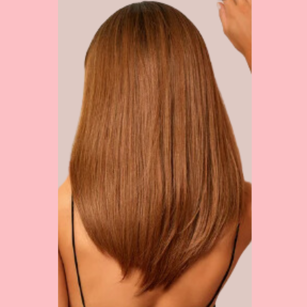 HOC8056-1 Chestnut Ombre Chest Length Wig with Fringe – House of Chastity