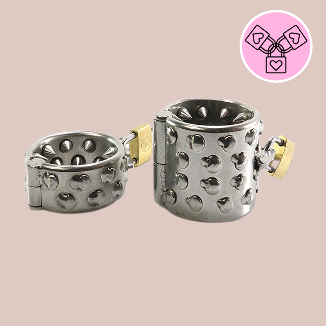 Kali's Teeth Metal Chastity Cage – House of Chastity