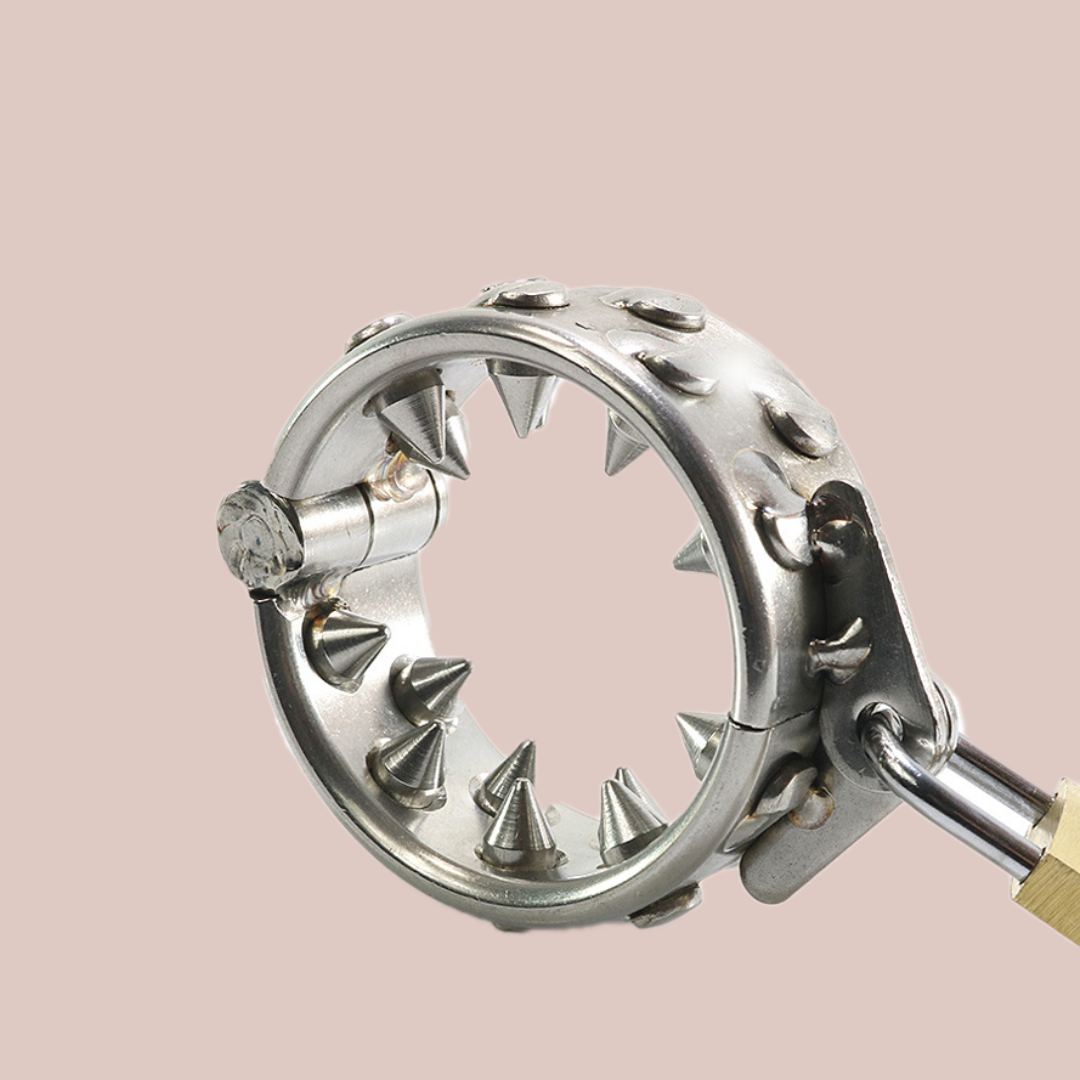 Kali's Teeth Metal Chastity Cage – House of Chastity