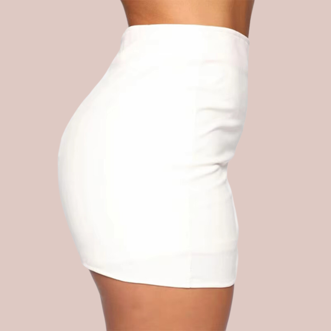 Mini Skirt With Side Split | Skirts – House of Chastity
