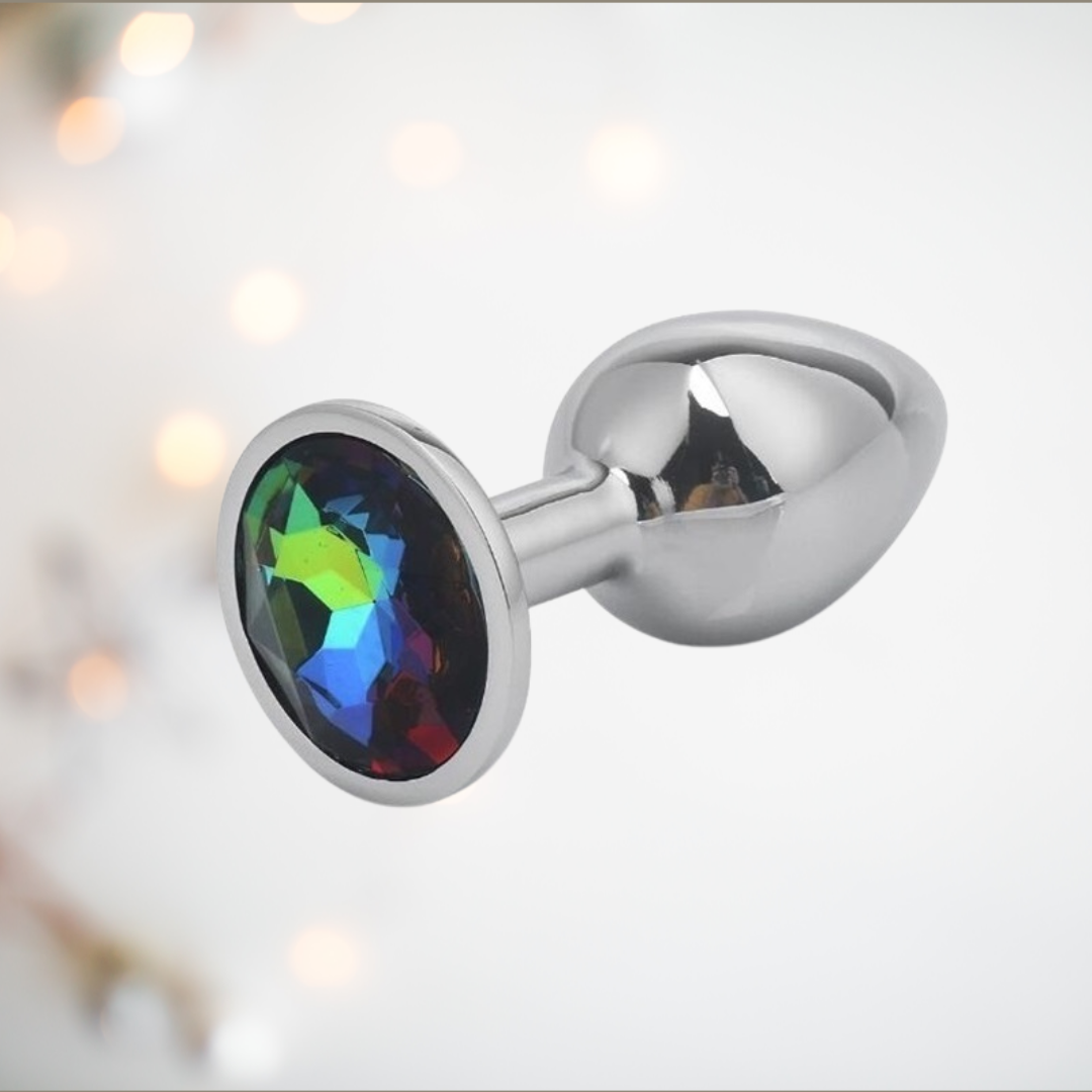 Jewelled Butt Plug Medium – House of Chastity